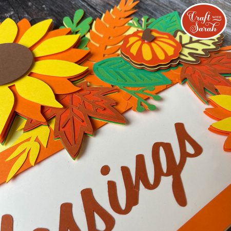 Make this Giant Autumn Sign for DIY Fall Decor - Craft with Sarah
