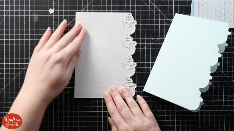 Easy Christmas Cards! Make Fun & Festive Side-Edge Cards - Craft with Sarah