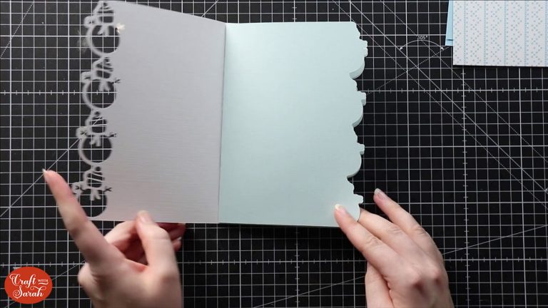 Easy Christmas Cards! Make Fun & Festive Side-Edge Cards - Craft with Sarah