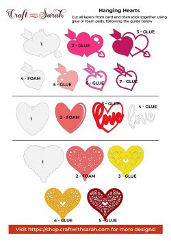 Make Beautiful DIY Heart Ornaments for Valentine's Tree Decorations ...