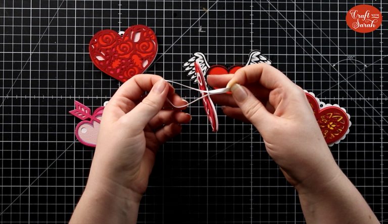 Make Beautiful DIY Heart Ornaments for Valentine's Tree Decorations ...