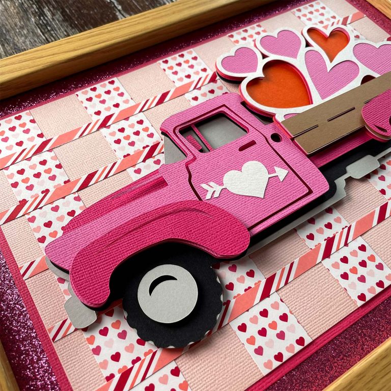 Valentine's Day Heart Truck SVG for the One You Love! - Craft with Sarah