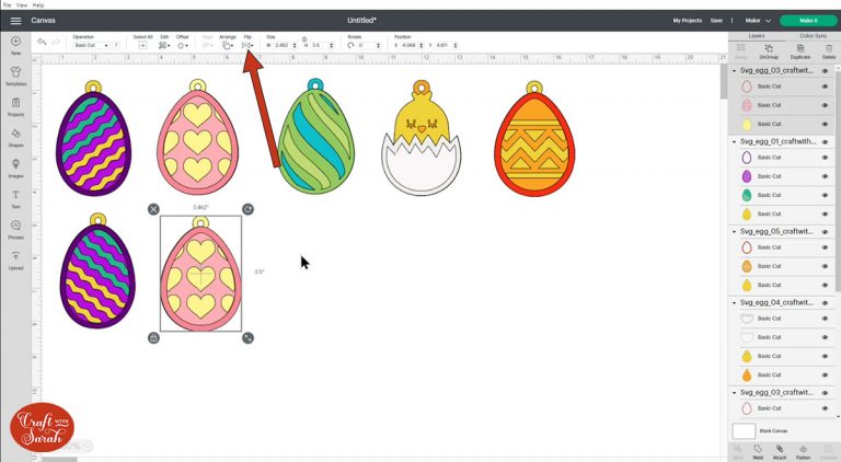Layered Easter Egg SVGs 🐣 Easy Easter Tree Decorations - Craft with Sarah