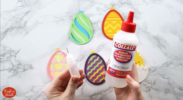 Layered Easter Egg SVGs 🐣 Easy Easter Tree Decorations - Craft with Sarah