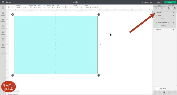 Easy Greetings Cards with Score Lines in Cricut Design Space - Craft ...