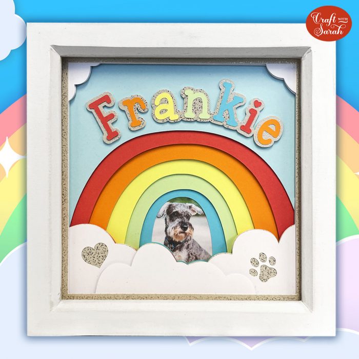DIY Pet Memory Keepsake 🌈 Free Rainbow Bridge SVG - Craft with Sarah