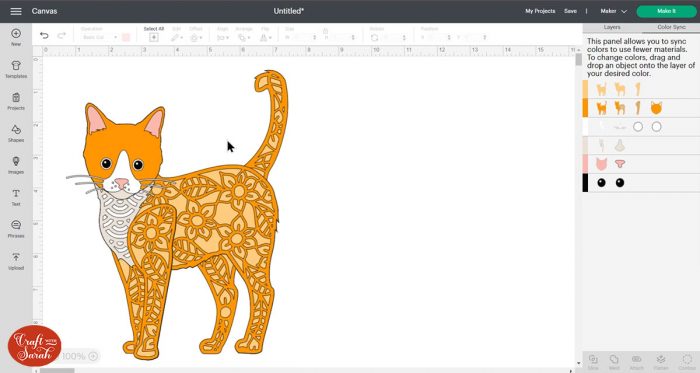 Free Cat Layered SVG | Make a Papercraft of your Cat! - Craft with Sarah