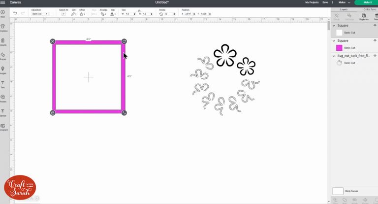 Beautiful (and Easy!) Cut & Tuck Cards with a Cricut - Craft with Sarah