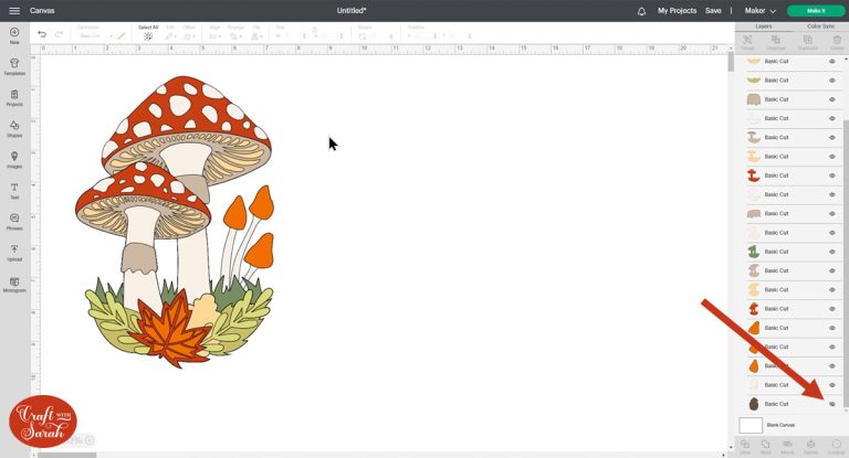 Free Layered Toadstools SVG 🍄 DIY Toadstool Decoration - Craft with Sarah