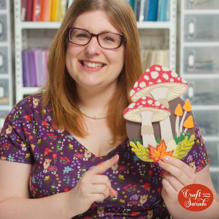 Free Layered Toadstools SVG 🍄 DIY Toadstool Decoration - Craft with Sarah