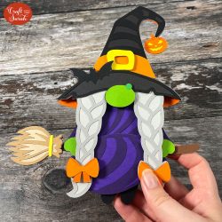 HCC 2022 Day 06 🎃 Halloween Witch Gnome - Craft with Sarah