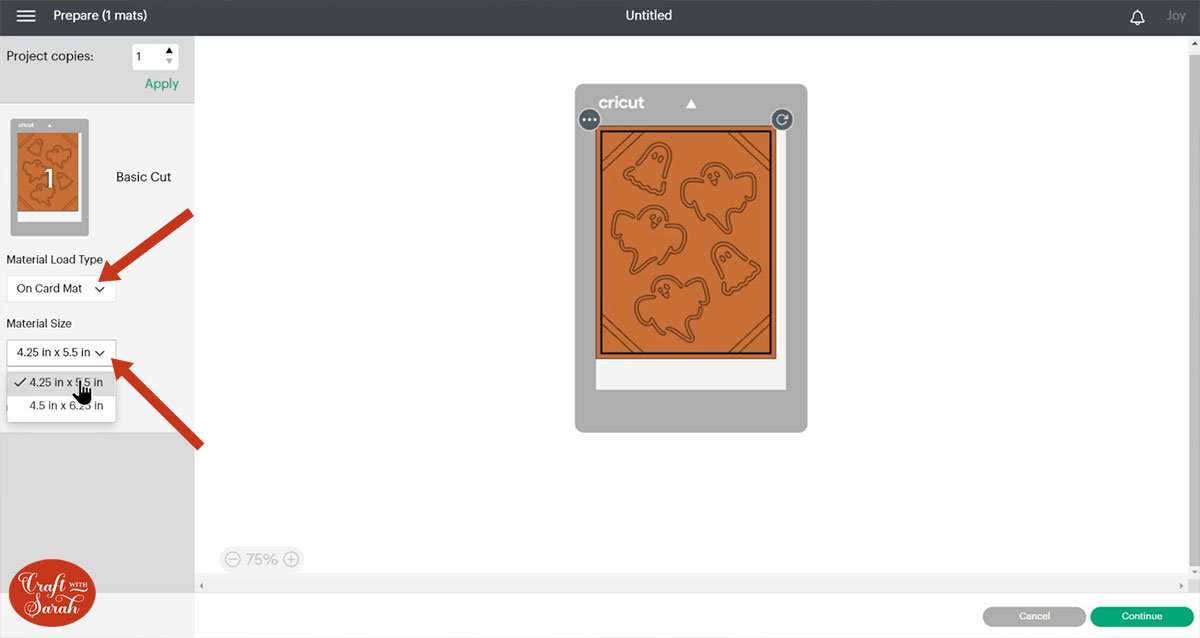 HCC 2022 Day 04 🎃 Cricut Joy Cards - Craft with Sarah