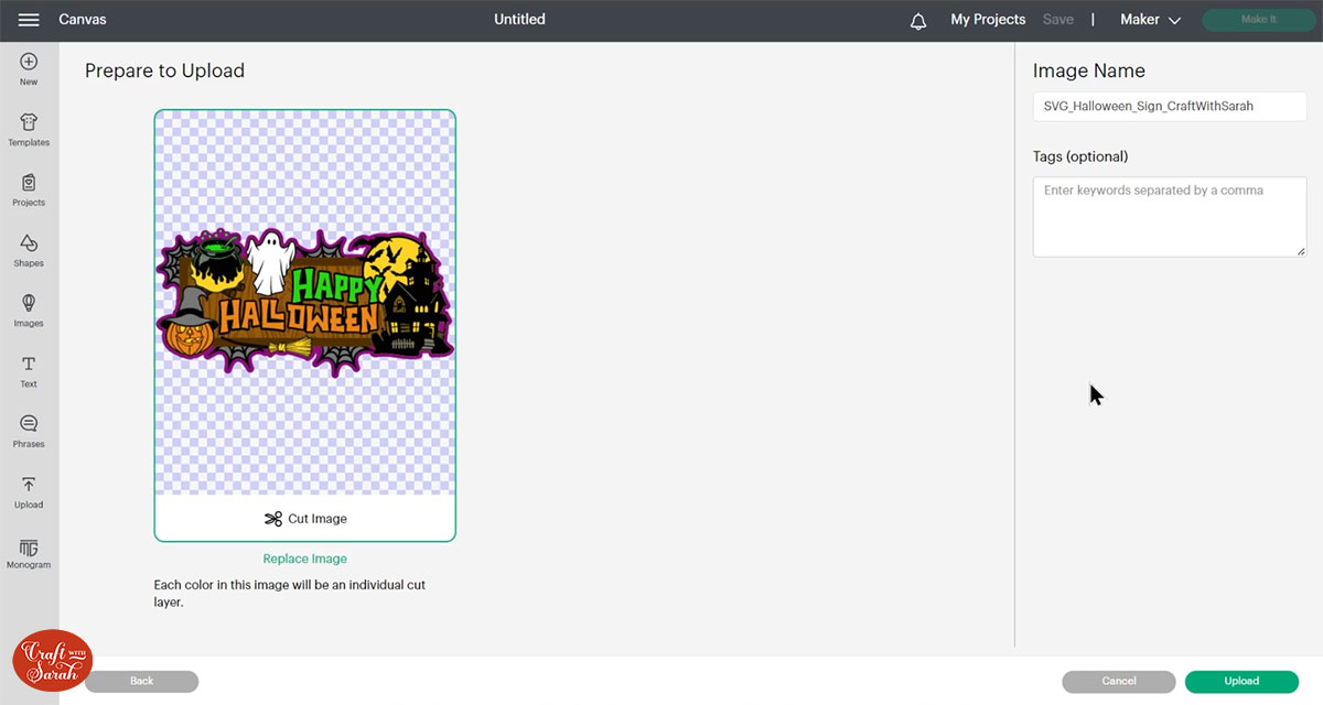 HCC 2022 Day 08 🎃 Giant Happy Halloween Sign - Craft with Sarah