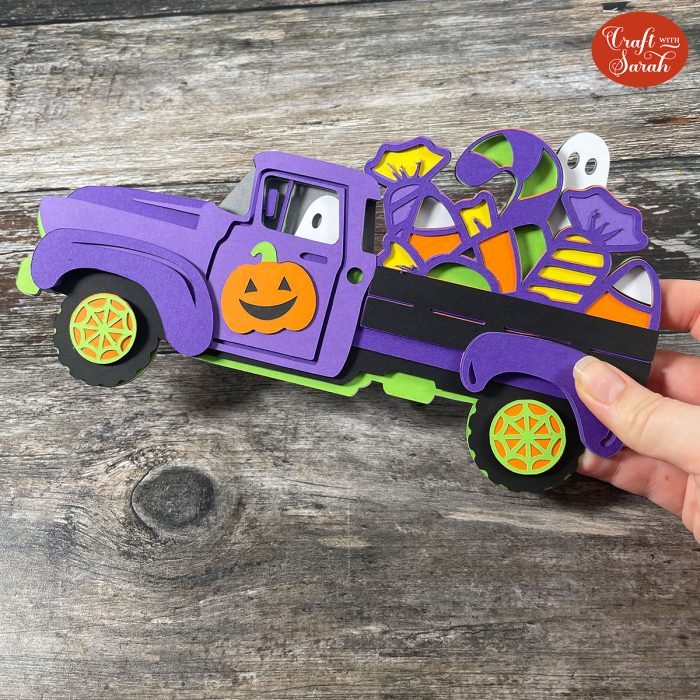 HCC 2022 Day 15 🎃 Layered Halloween Truck - Craft with Sarah