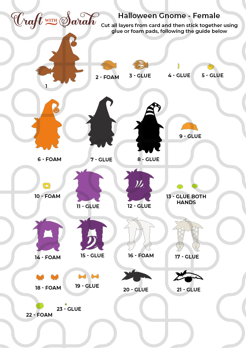 HCC 2022 Day 06 🎃 Halloween Witch Gnome - Craft with Sarah