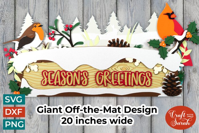 Make a GIANT Wall Art Sign for Winter ️ Cute Cardinal & Robin Crafts ...