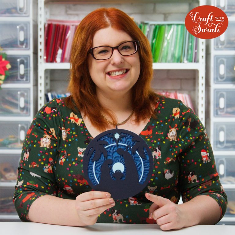 Free Nativity SVG ⭐ Christmas Nativity Craft Ideas - Craft with Sarah