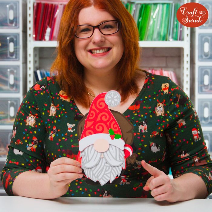 CCC Day 08 ️ Adorable Little Santa Gnome - Craft with Sarah