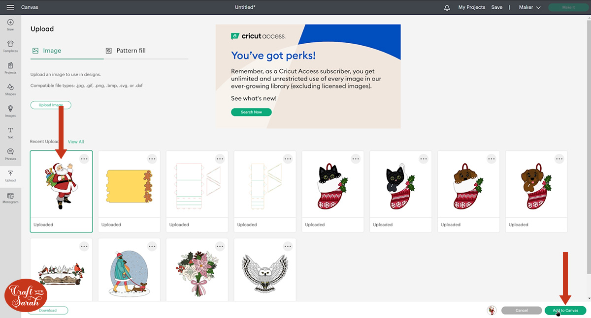 CCC Day 03 ️ Traditional Santa Layered Design - Craft with Sarah