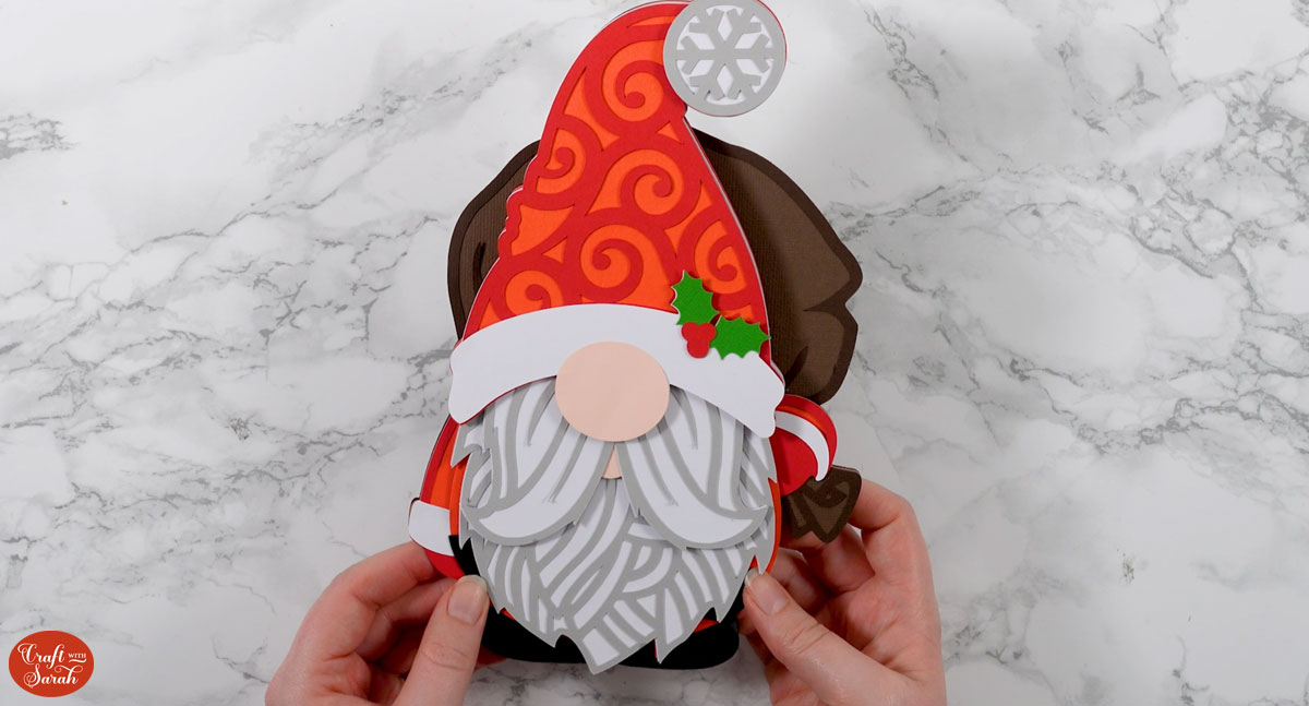 CCC Day 08 ️ Adorable Little Santa Gnome - Craft with Sarah