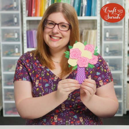 Cricut Paper Rose Tutorial 🌹 3D Layered Rose SVG - Craft with Sarah