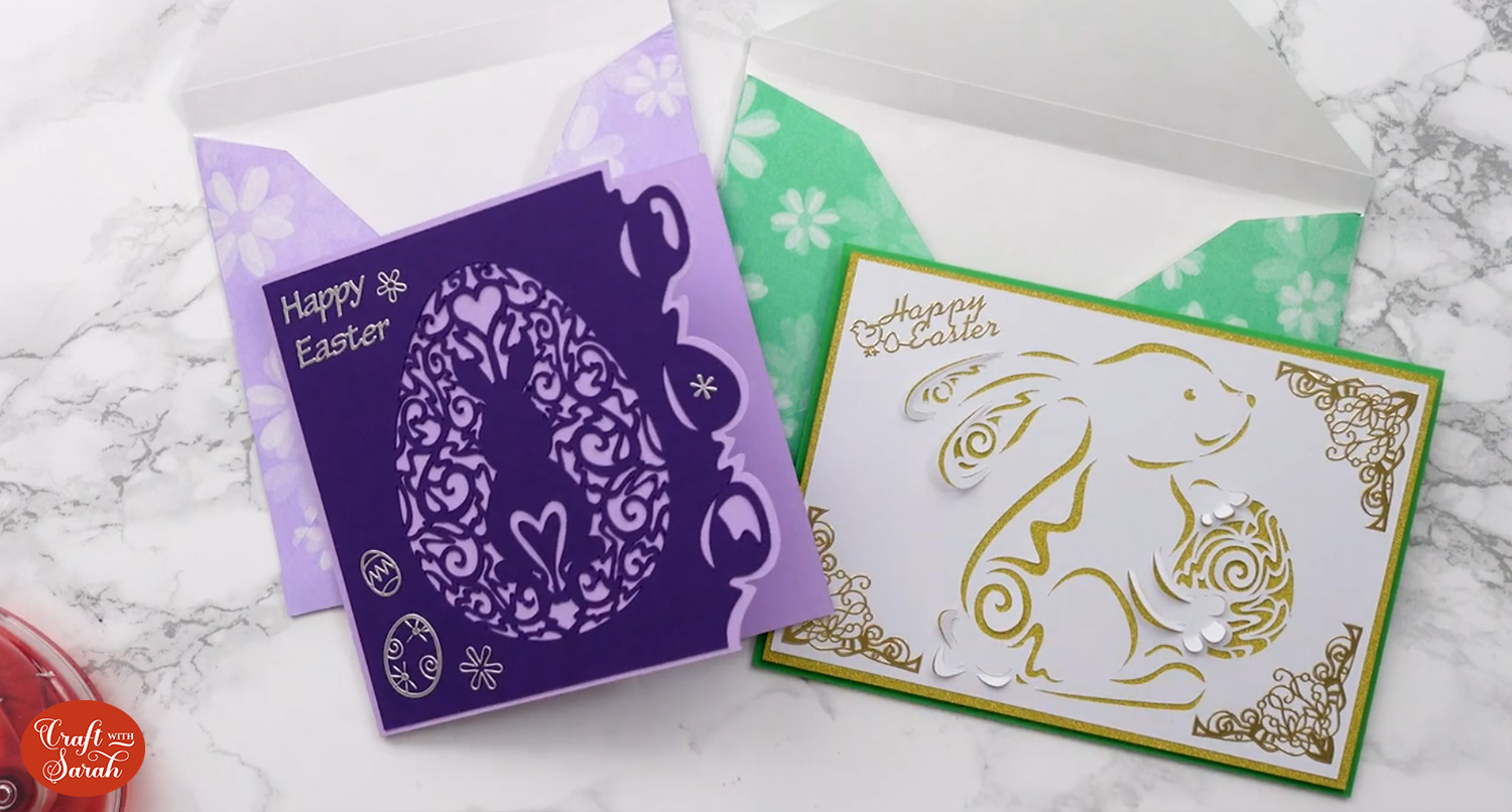 ECC Day 02 🌼 Bunny Cutout Cards - Craft with Sarah
