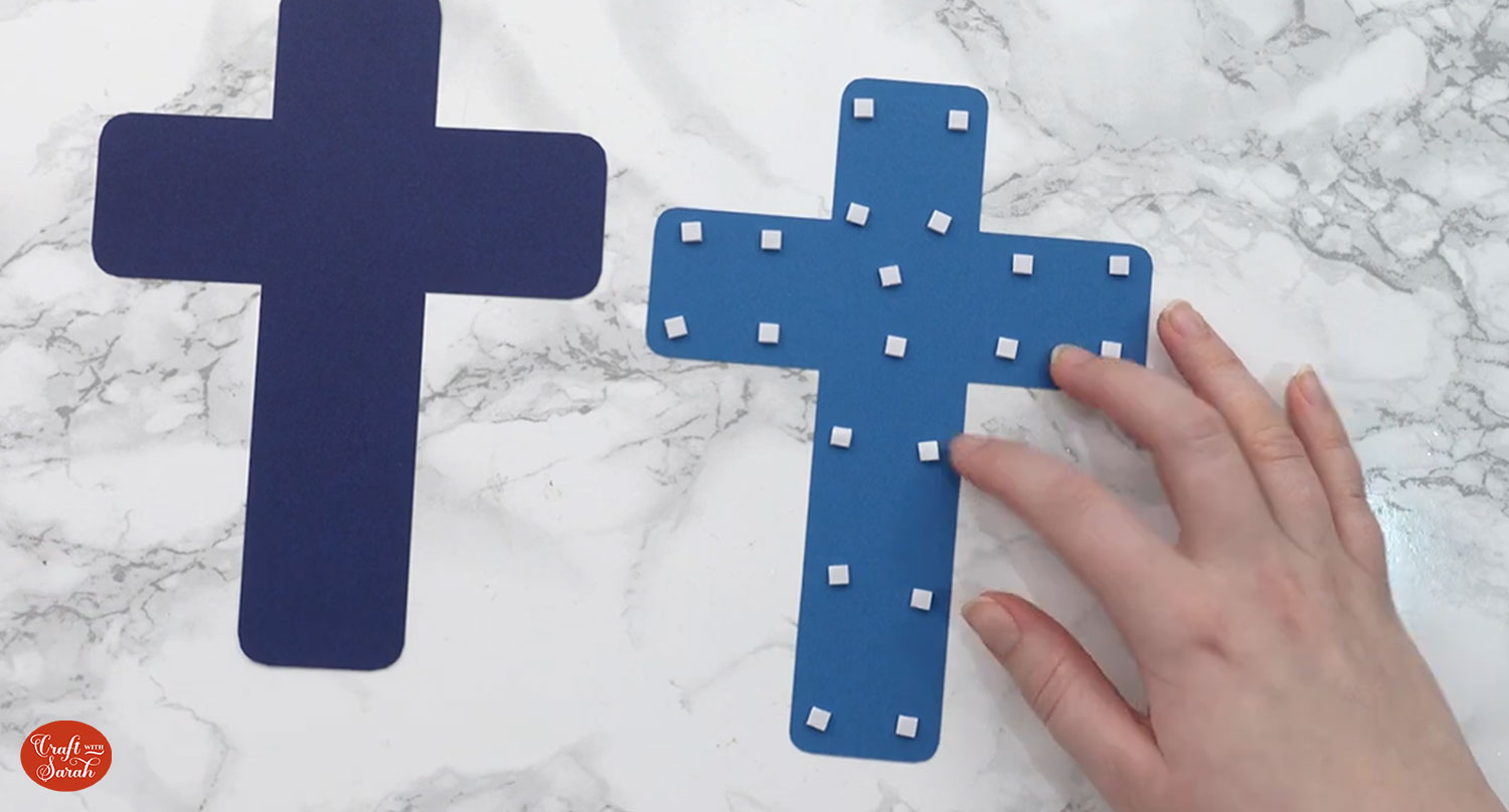 ECC Day 04 🌼 Flower Cross Layered Design - Craft with Sarah