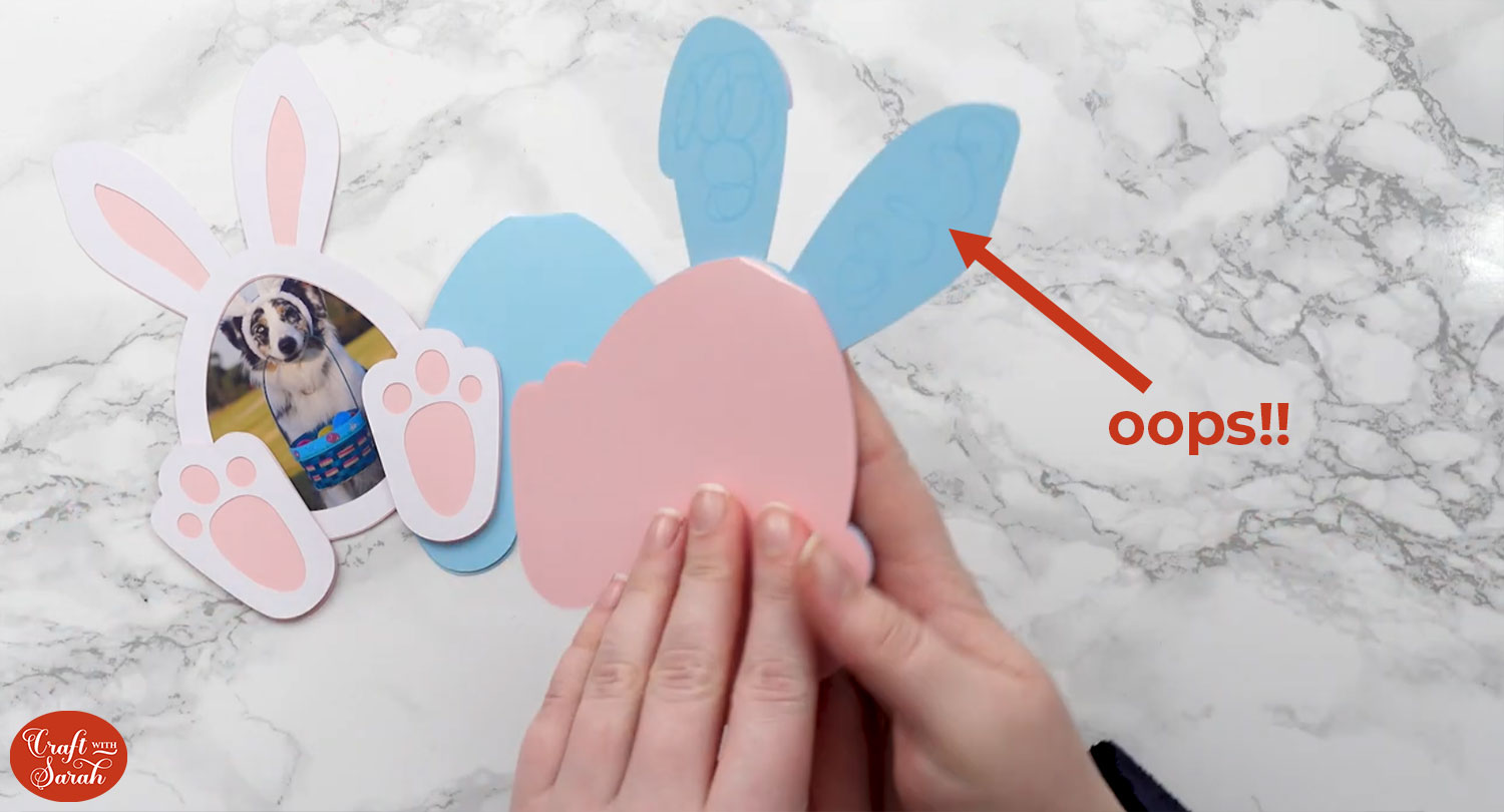 ECC Day 03 🌼 Add-a-Photo Bunny Frames - Craft with Sarah