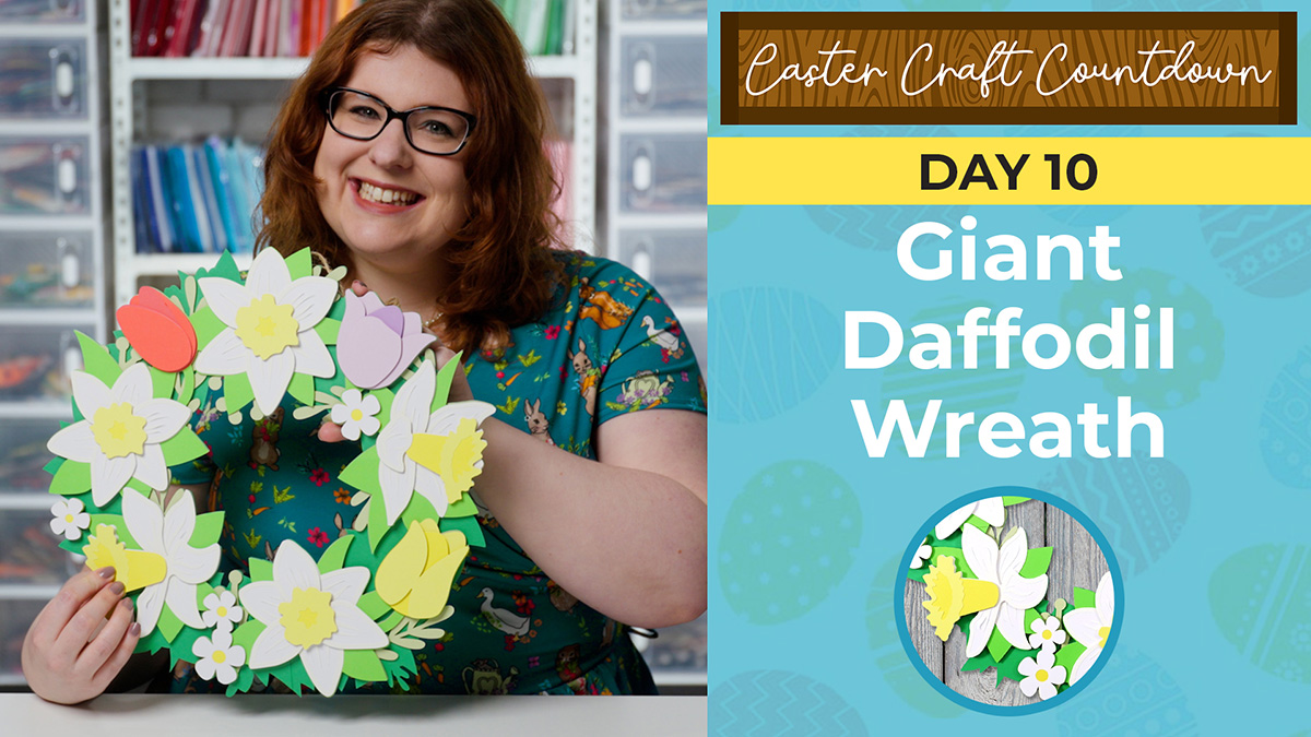 ECC Day 10 🌼 Giant Daffodil Wreath - Craft with Sarah