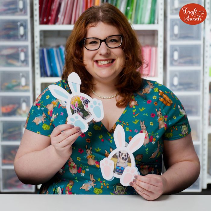 ECC Day 03 🌼 Add-a-Photo Bunny Frames - Craft with Sarah
