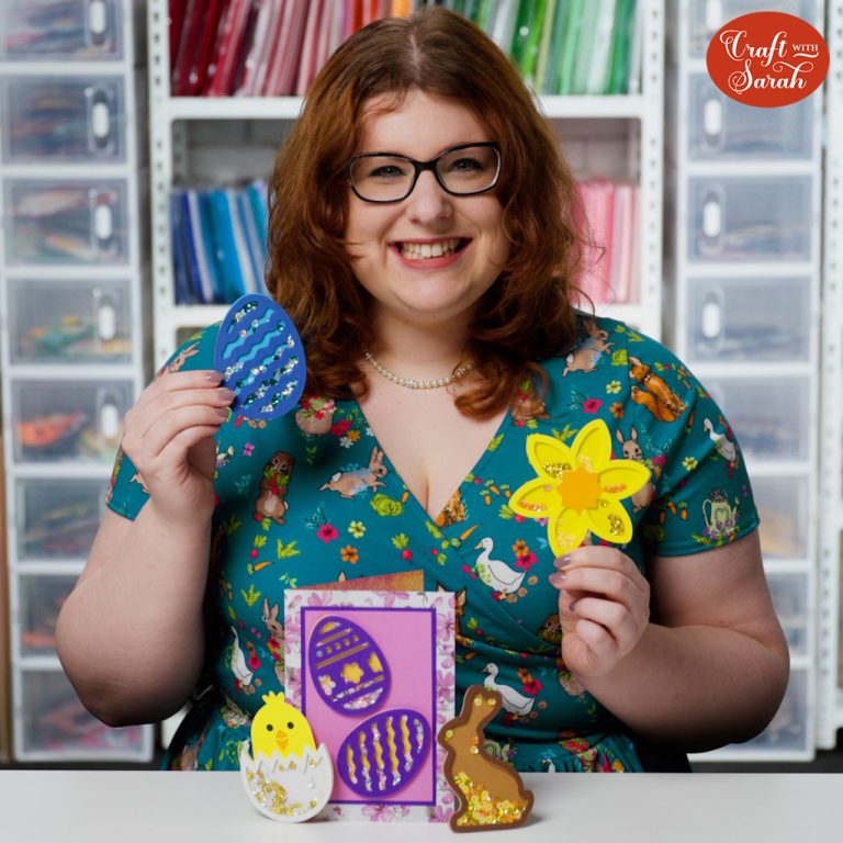 ECC Day 09 🌼 Shaker Cards for Easter - Craft with Sarah