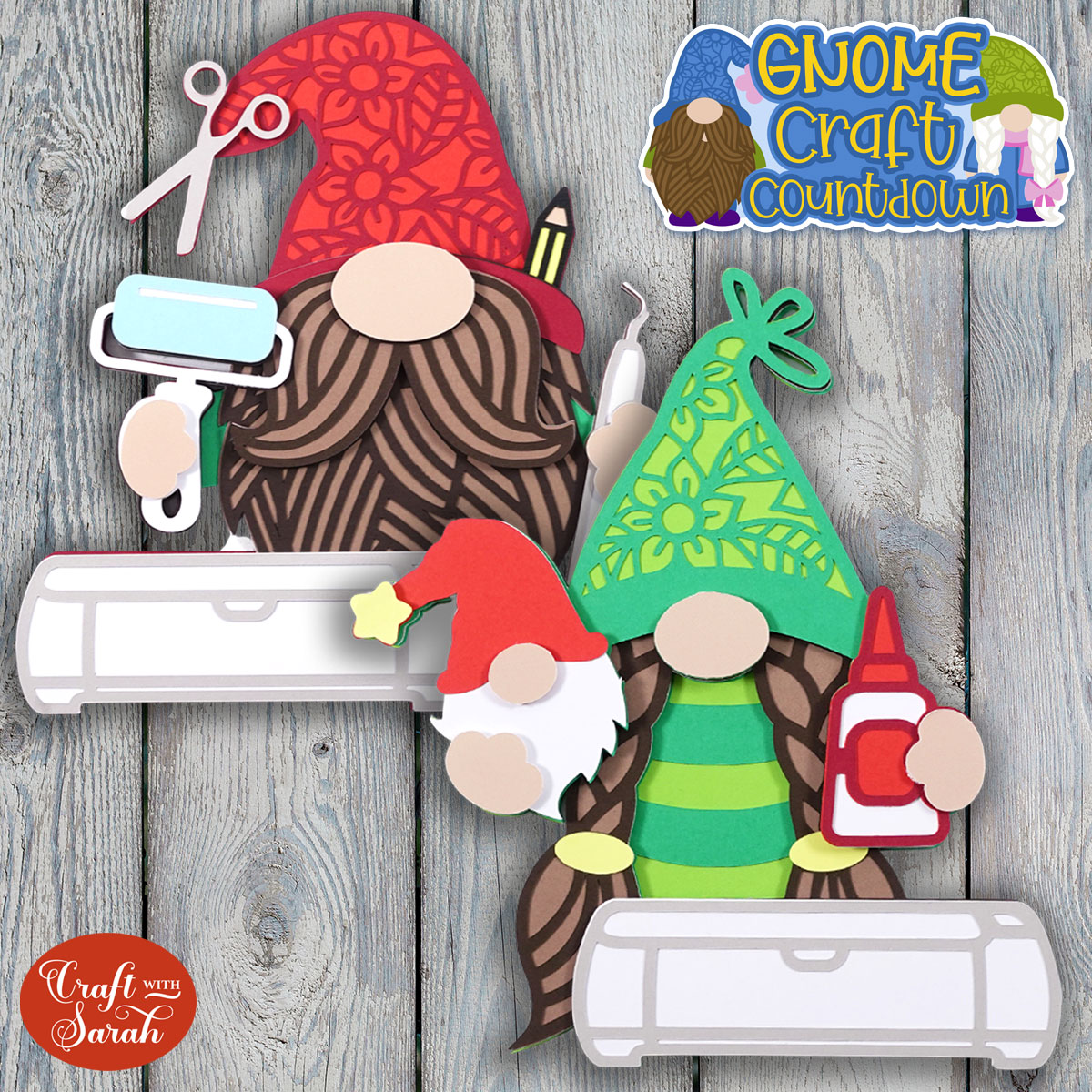 Gnome Craft Countdown 2023 - Craft with Sarah