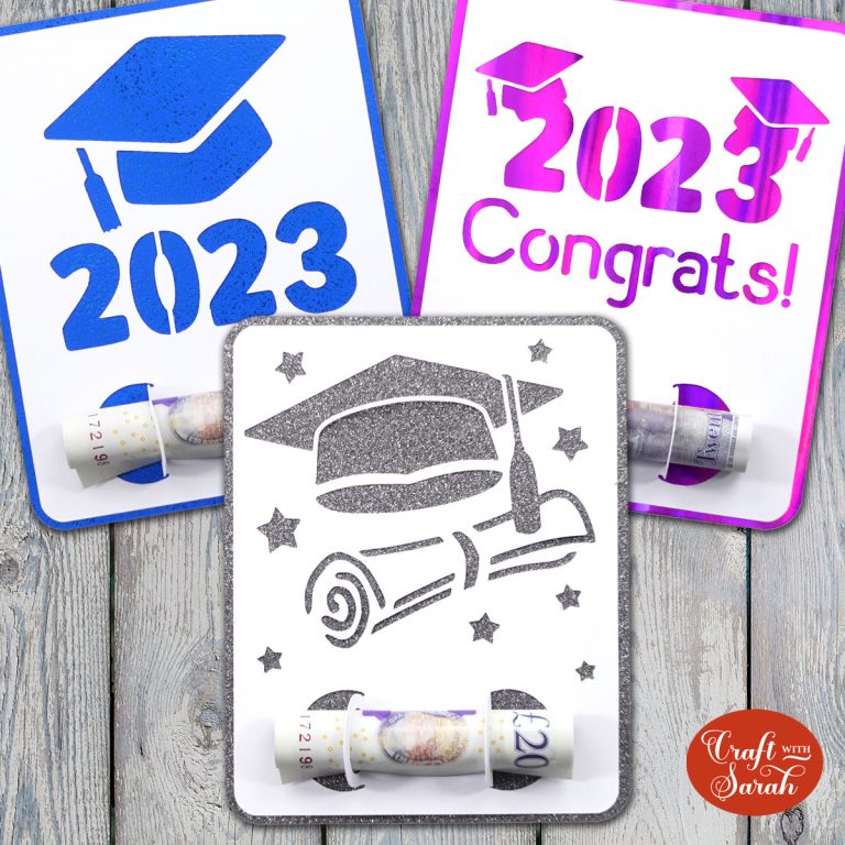 Graduation Money Holders 🎓 How to make Money Holders with a Cricut ...