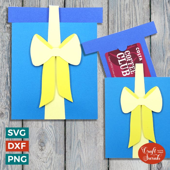 Easy Cricut Gift Card Holders with FREE SVG! - Craft with Sarah