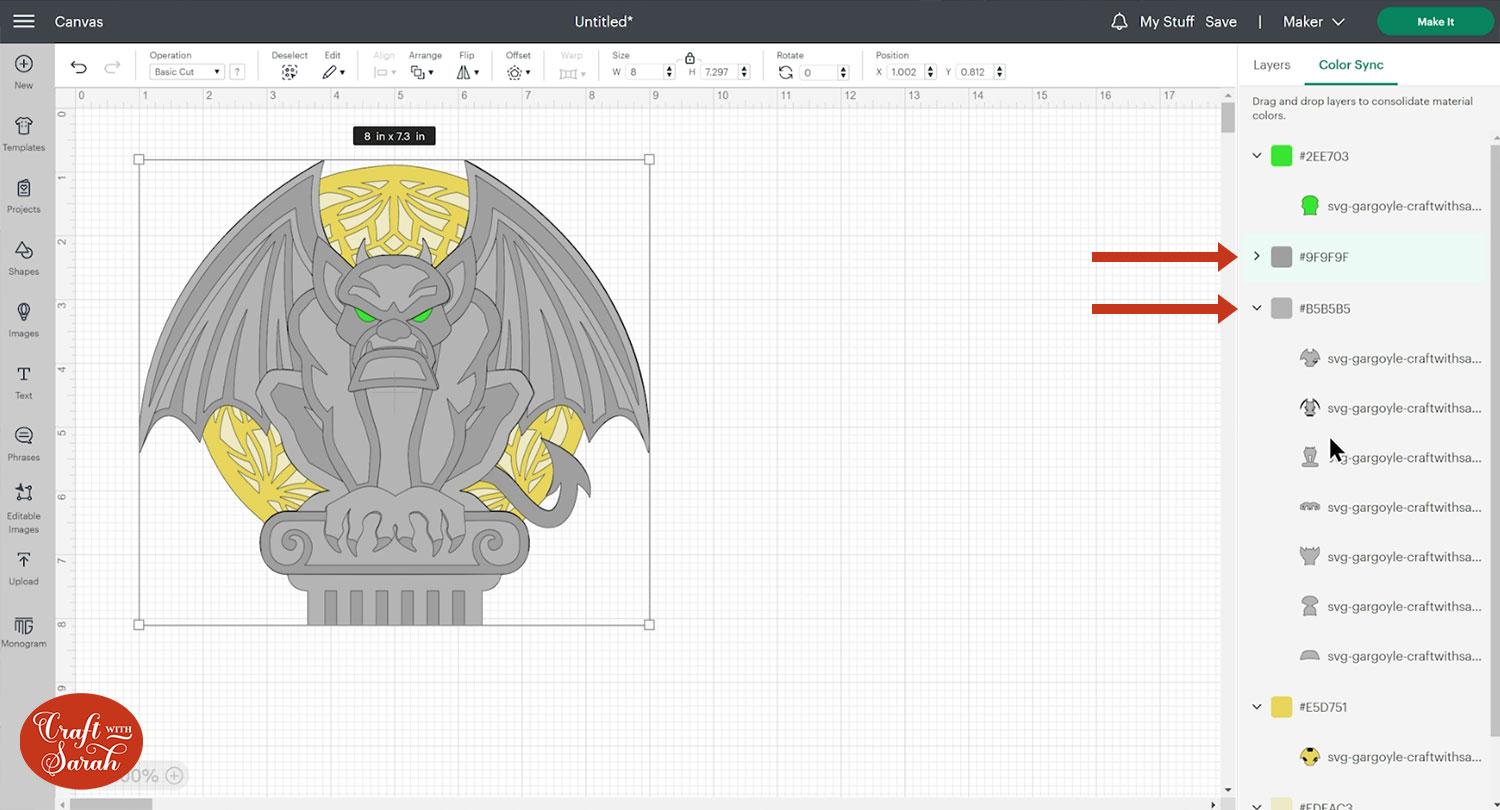 HCC 2023 Day 15 🦇 Grumpy Gargoyle Papercraft - Craft with Sarah