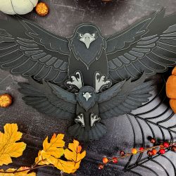 HCC 2023 Day 07 🦇 Giant Off-the-Mat Raven - Craft with Sarah