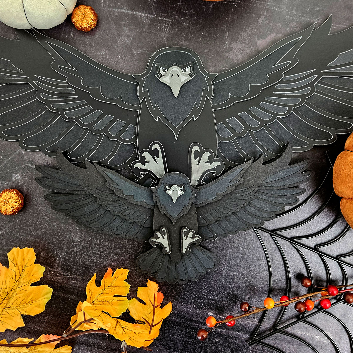 HCC 2023 Day 07 🦇 Giant Off-the-Mat Raven - Craft with Sarah