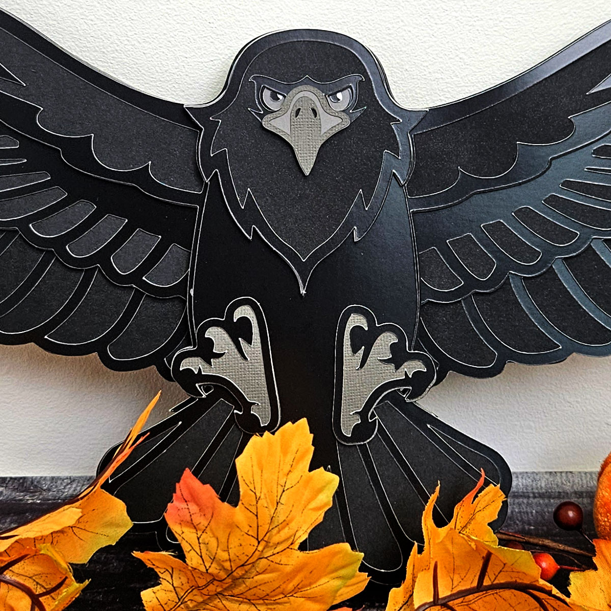 HCC 2023 Day 07 🦇 Giant Off-the-Mat Raven - Craft with Sarah