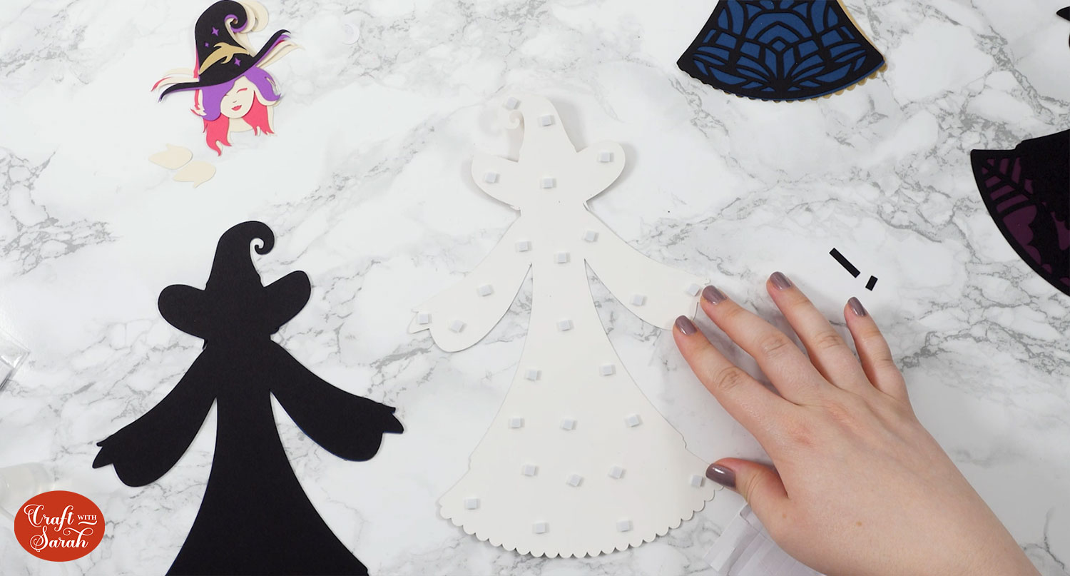 HCC 2023 Day 03 🦇 Beautiful Witch Papercraft - Craft with Sarah