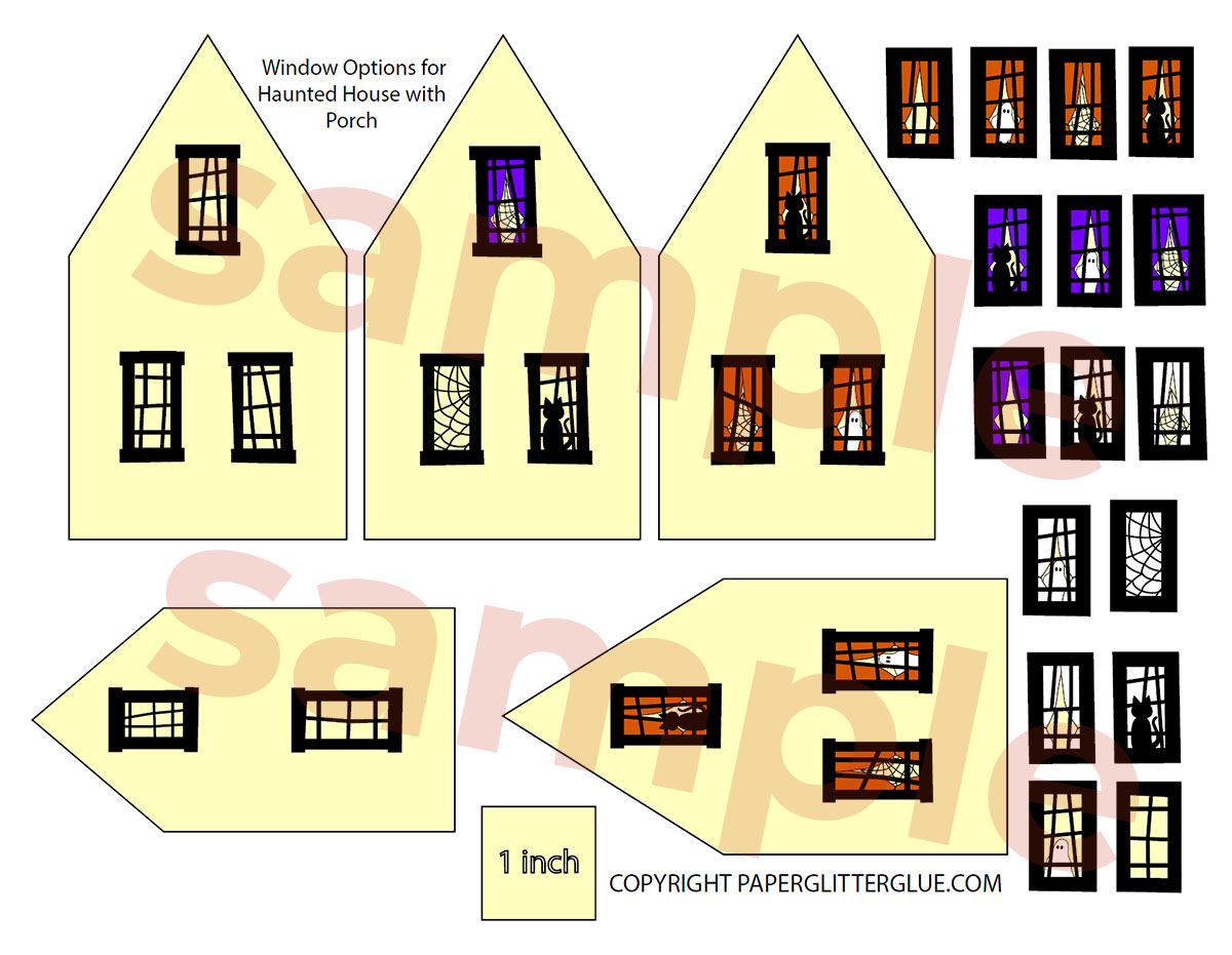 HCC 2023 Day 02 🦇 Haunted House with Porch - Craft with Sarah