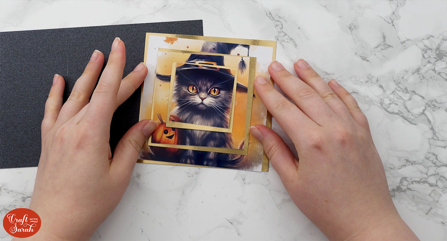 HCC 2023 Day 17 🦇 Print then Cut Pyramid Cards - Craft with Sarah