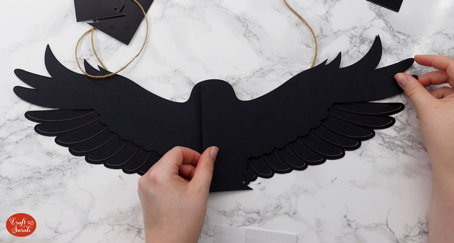 HCC 2023 Day 07 🦇 Giant Off-the-Mat Raven - Craft with Sarah