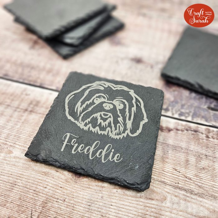 xTool M1 Engraving Tutorial: Wood & Slate Coasters - Craft with Sarah