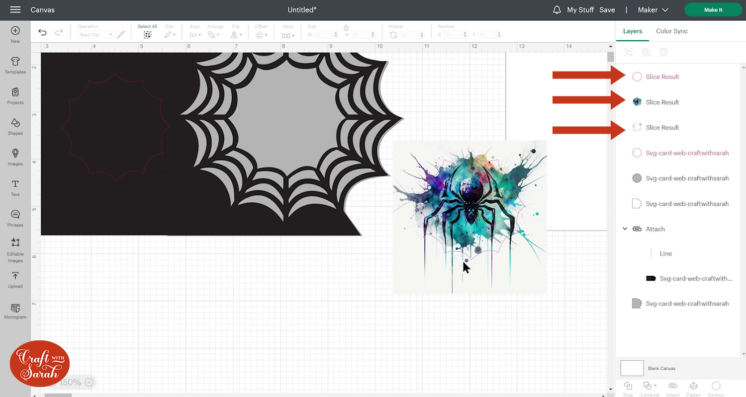 HCC 2023 Day 11 🦇 Spider Web Shaped Card - Craft with Sarah