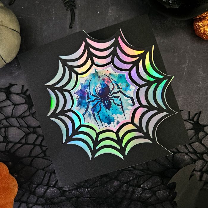 HCC 2023 Day 11 🦇 Spider Web Shaped Card - Craft with Sarah