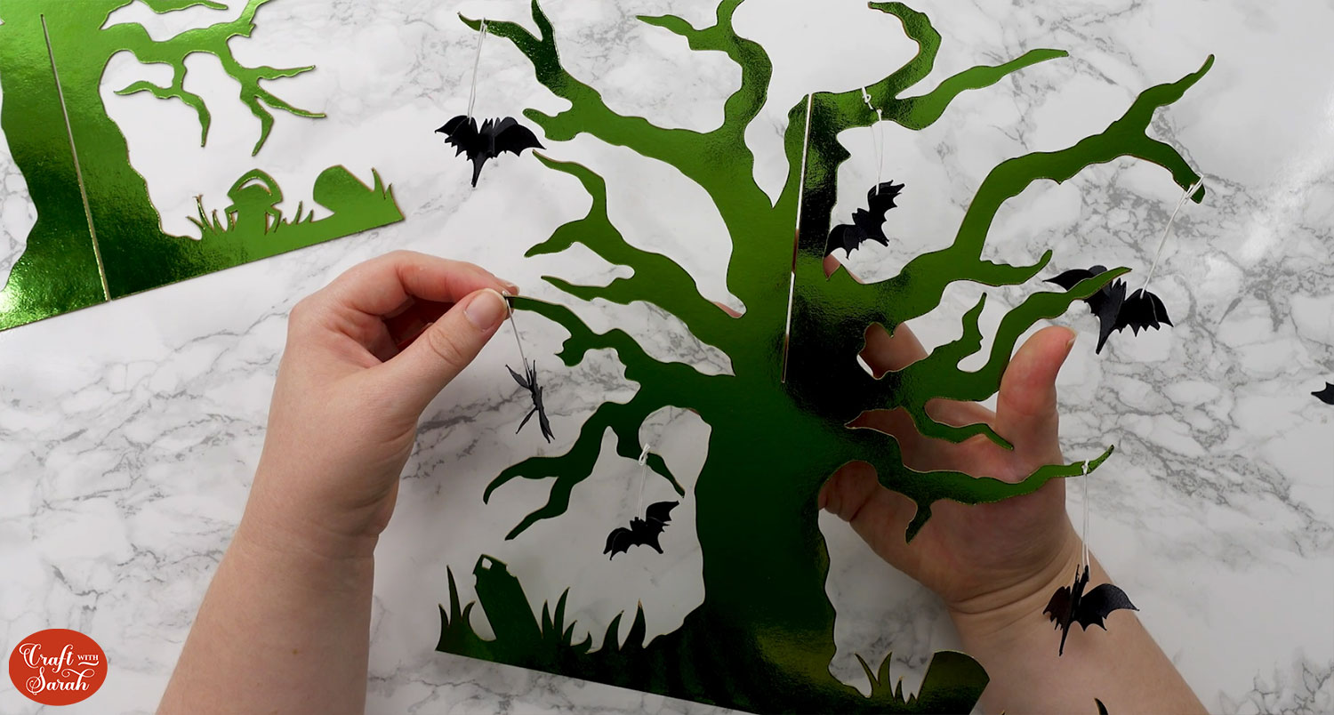 HCC 2023 Day 19 🦇 3D Spooky Trees from Kraft Board - Craft with Sarah