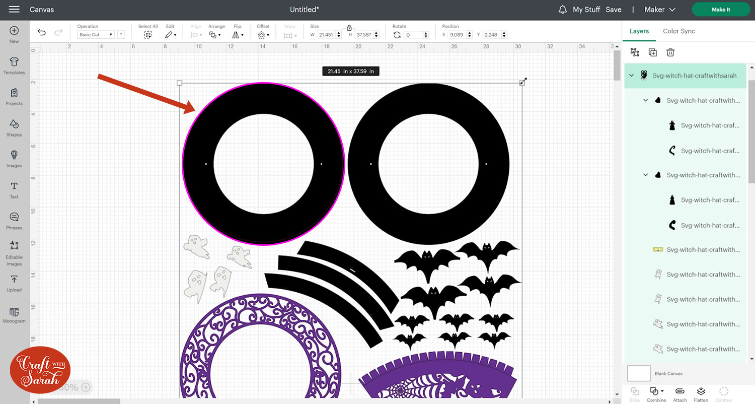 HCC 2023 Day 09 🦇 3D Light-Up Witch Hat - Craft with Sarah