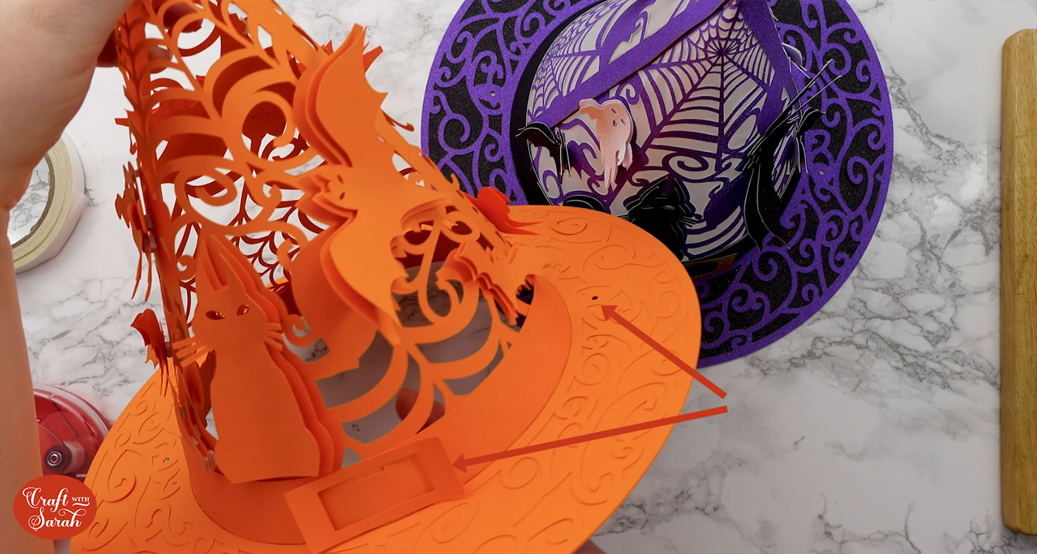 HCC 2023 Day 09 🦇 3D Light-Up Witch Hat - Craft with Sarah