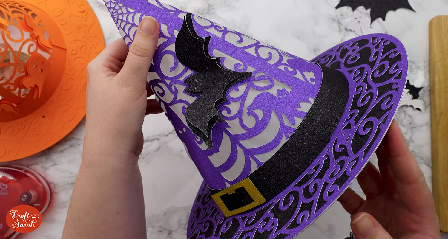 HCC 2023 Day 09 🦇 3D Light-Up Witch Hat - Craft with Sarah