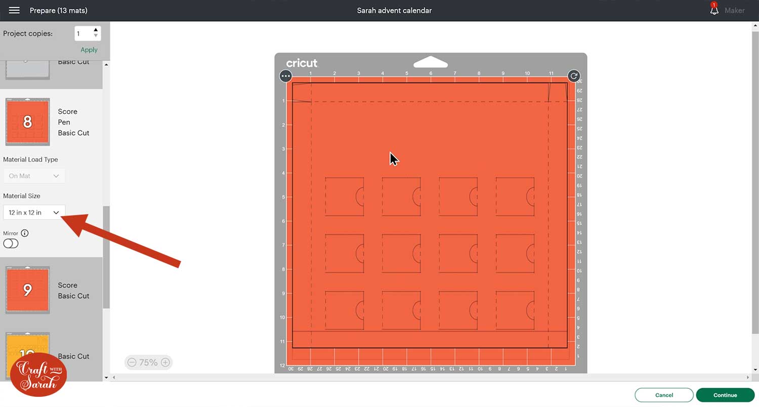 CCC 2023 Day 01 ☃️ DIY Advent Calendar - Craft with Sarah